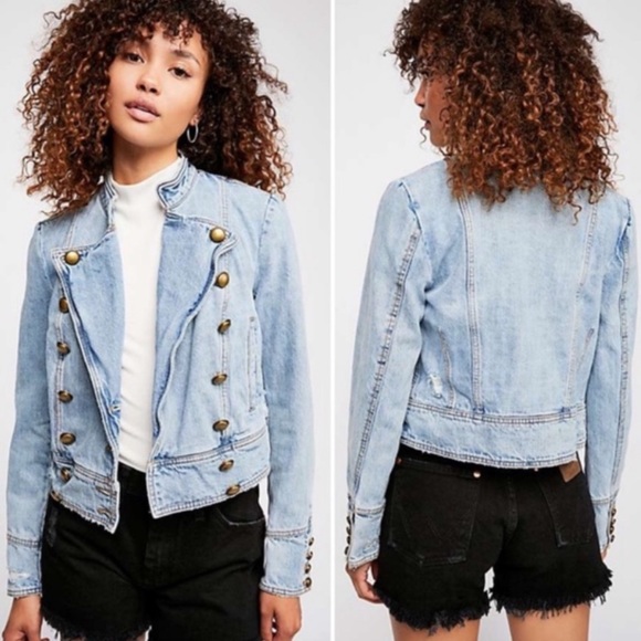 Free People | Jackets & Coats | Free People Ferry Denim Jacket | Poshmark